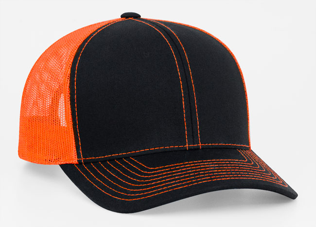 Embroidered Trucker Caps with Business logo racing number team logo ...